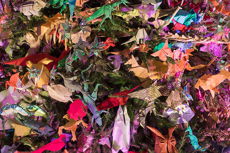 Origami Holiday Tree: A Museum Tradition | AMNH