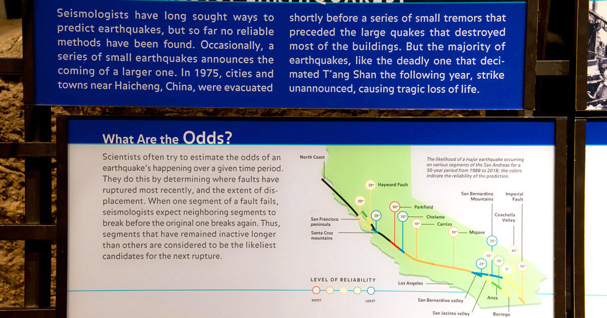 predicting earthquakes
