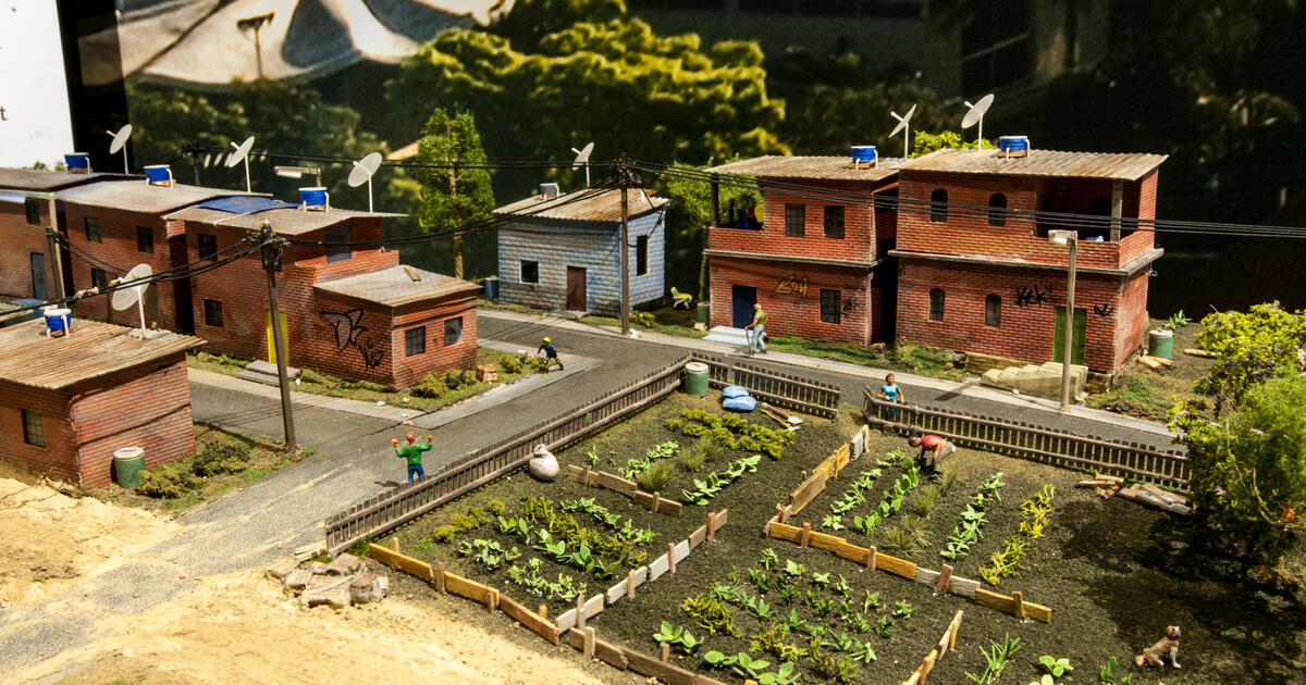 Rural Community Diorama