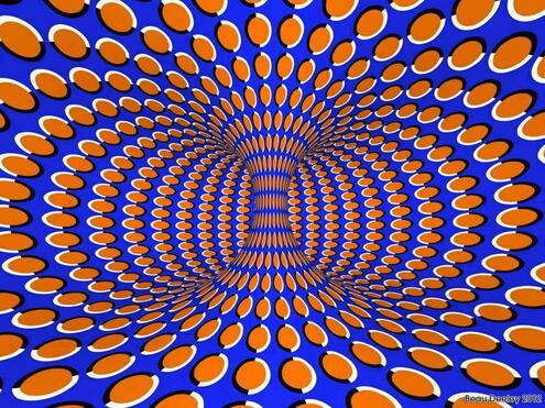optical illusions using shapes