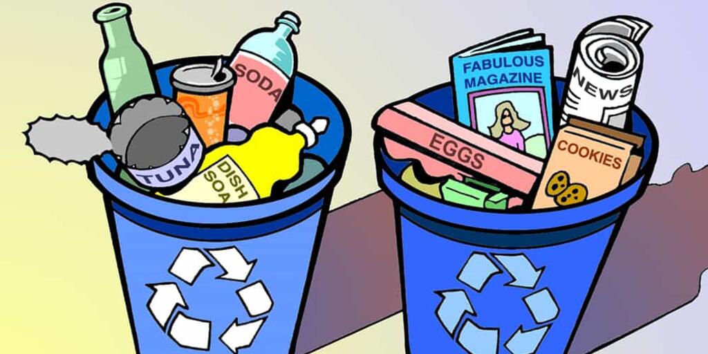 Reduce Reuse Recycle Cartoon