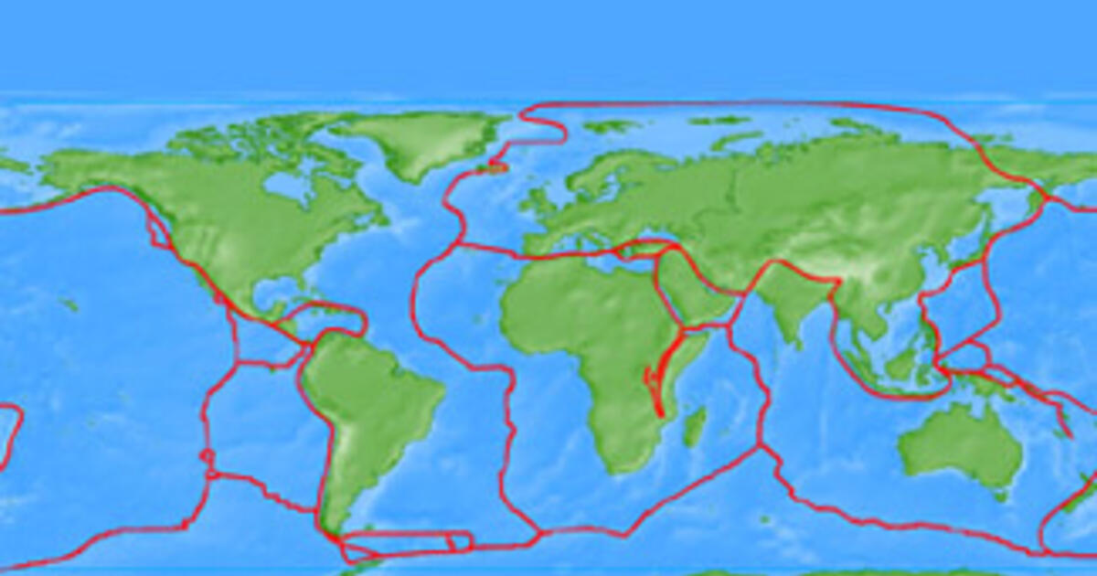 Tectonic Plate Of The Earth