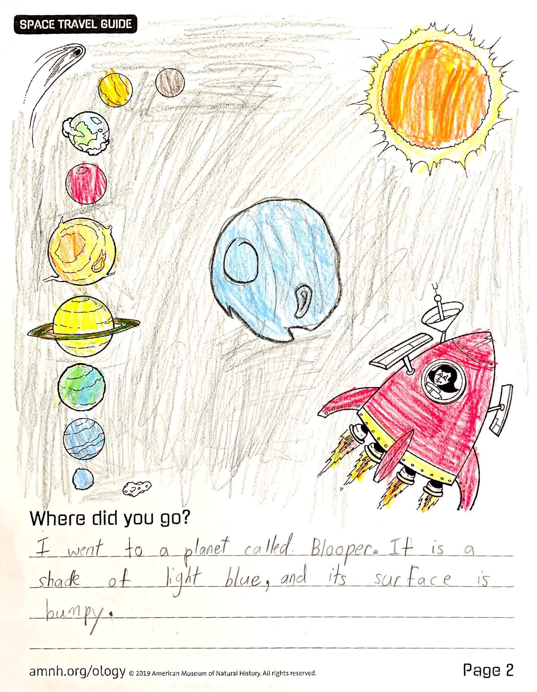 Create a Galaxy Travel Guide Challenge Winners | AMNH