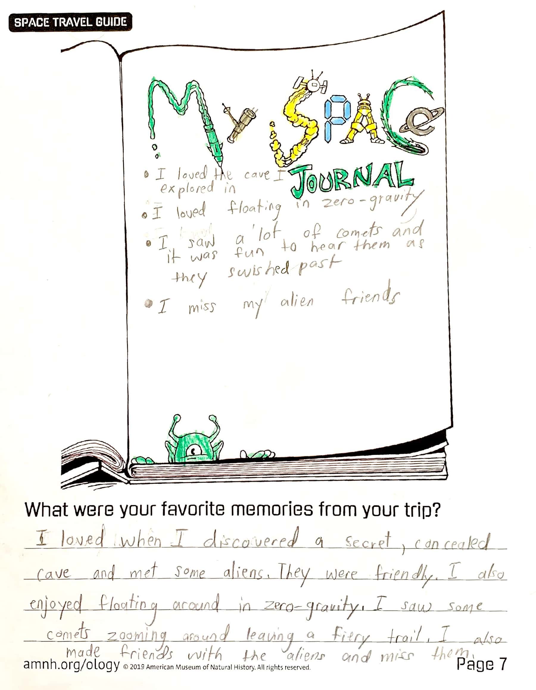 Create a Galaxy Travel Guide Challenge Winners | AMNH