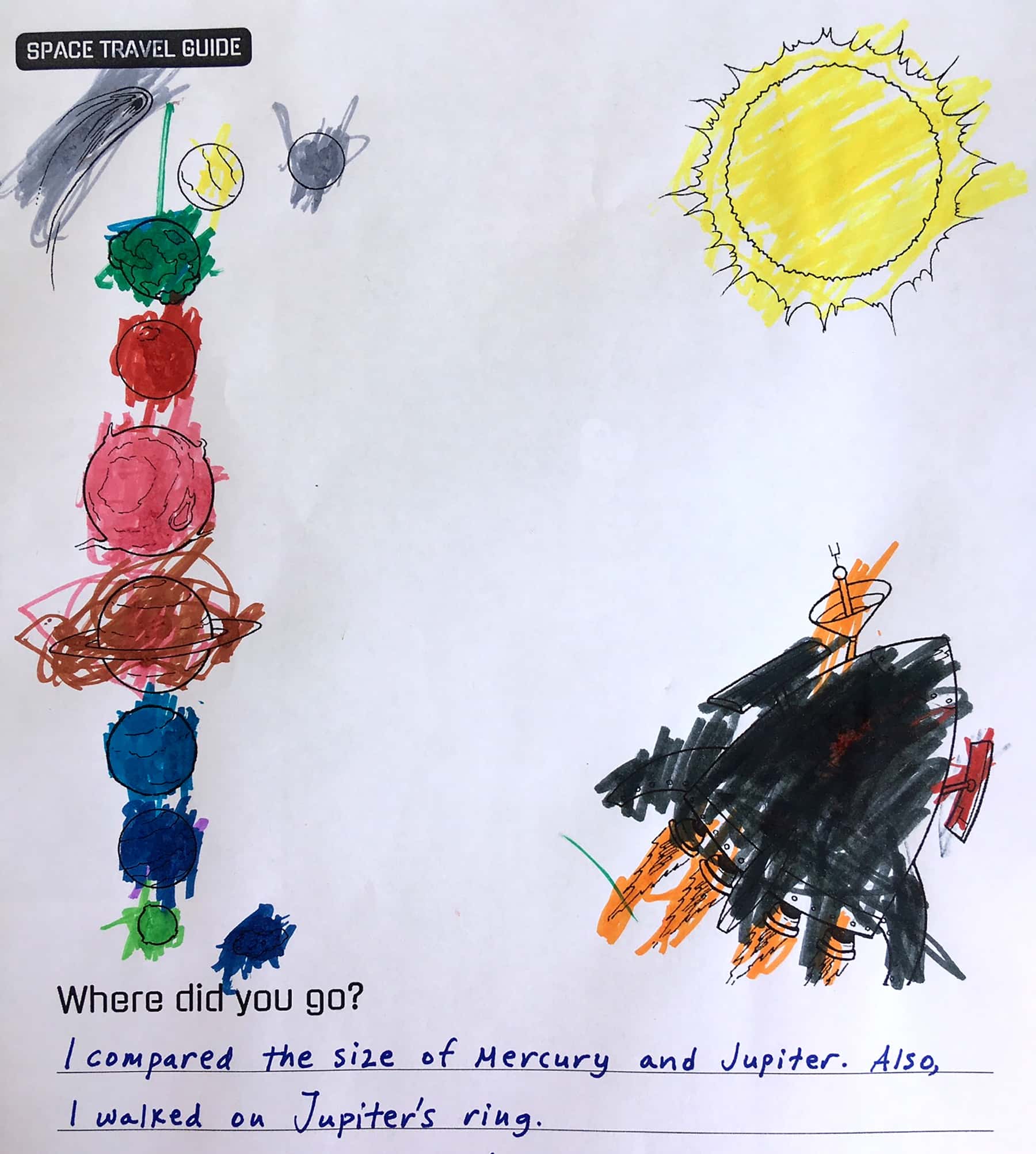 Create a Space Travel Guide Challenge Winners | AMNH