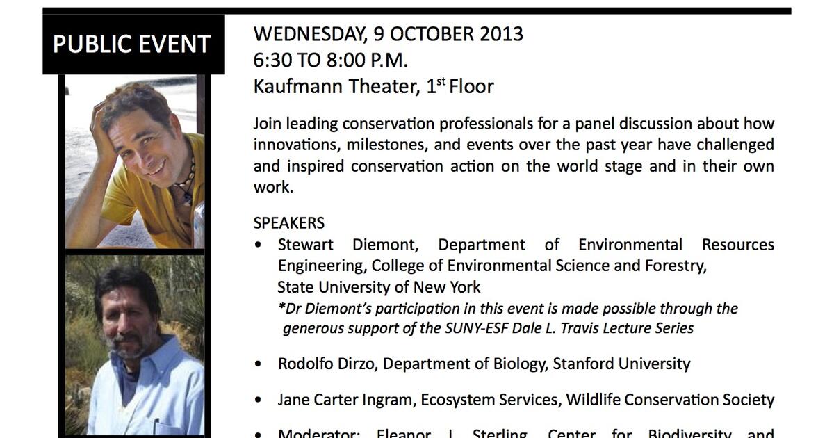 2012 Mack Lipkin Man and Nature Series | AMNH