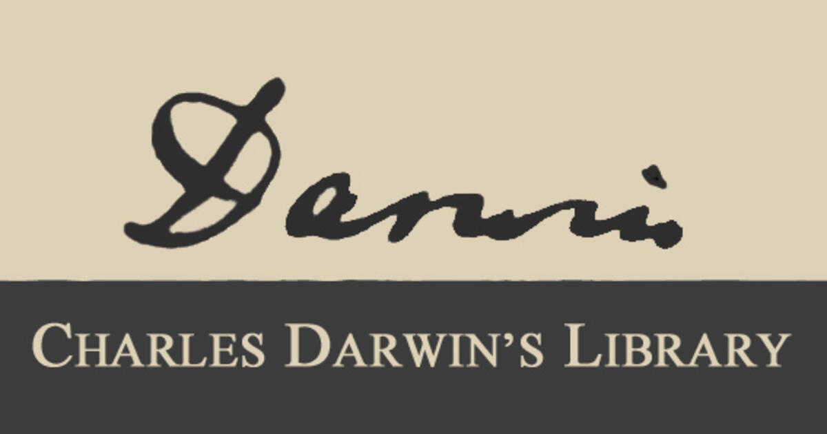 Charles Darwin's Library: In Collaboration with the DMP | AMNH