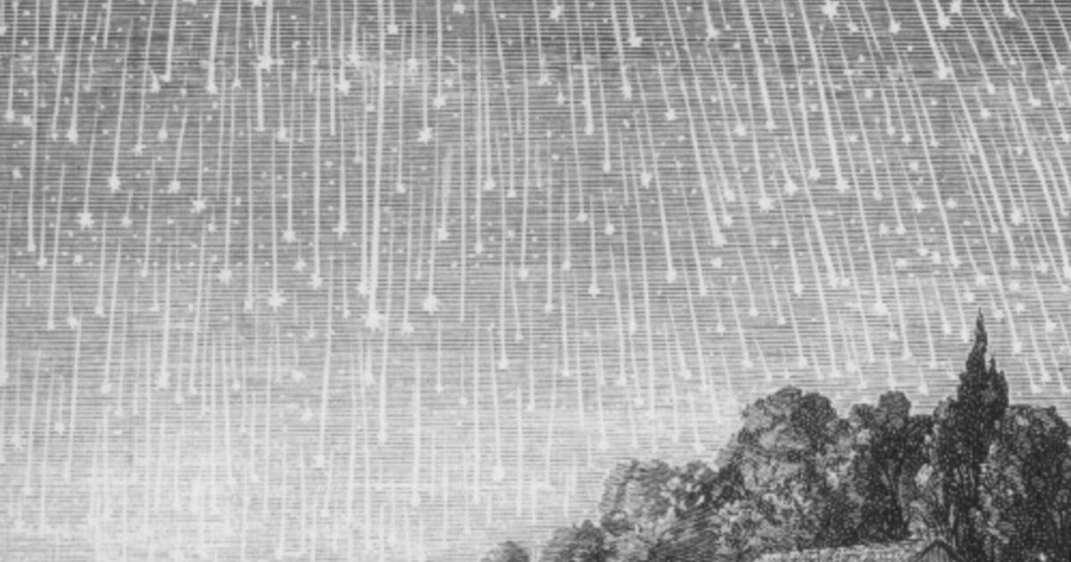 1833 Leonid Meteor Shower