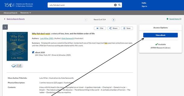 Gottesman Research Library: eBook User Information | AMNH