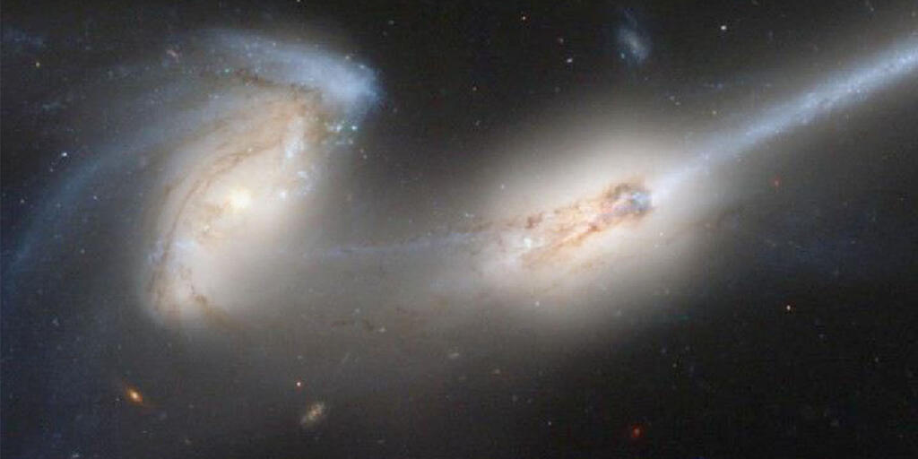 Milky Way Collision Andromeda From Space Milky Way Collision Andromeda From Space