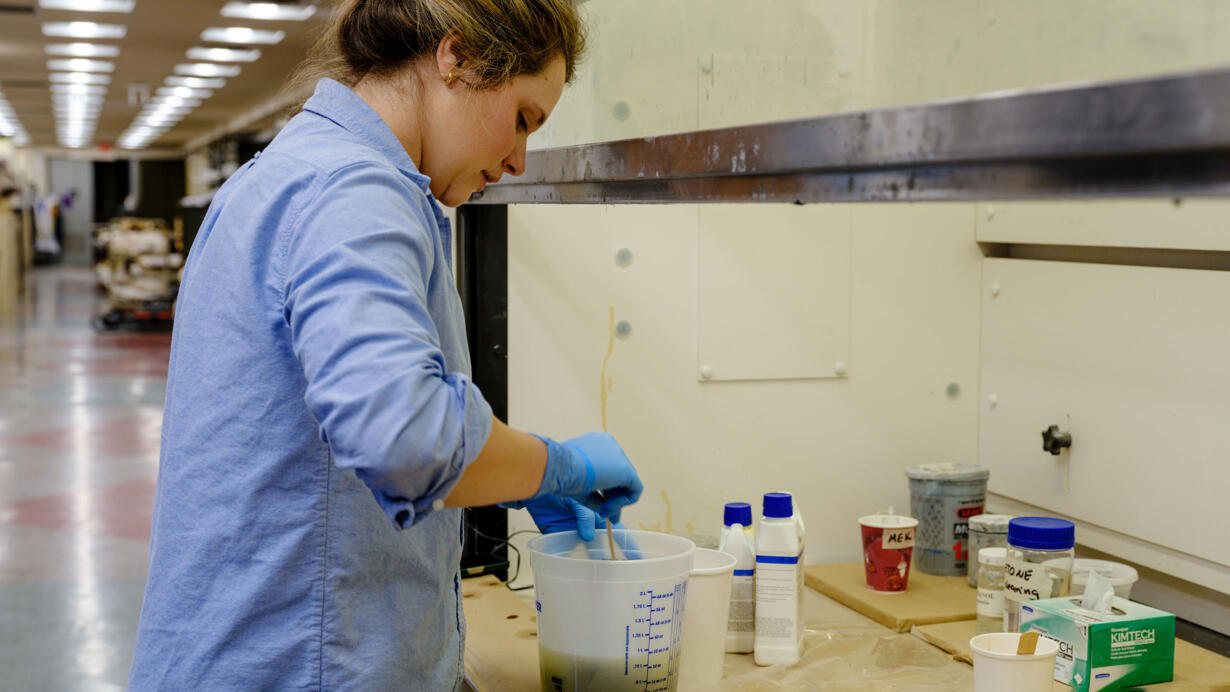 Chemical - Fossil Preparation Techniques | AMNH